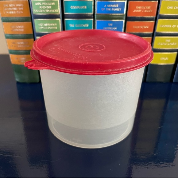 Tupperware | Kitchen | Vintage Tupperware Round Container Snack Bowl 25 ...